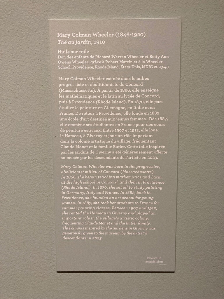 Mary C. Wheeler’s “Tea in a Garden” Travels Back to France - The ...