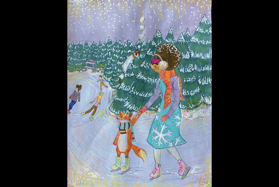 Creating a Wondrous Winter Scene for the Wheeler Holiday Card - The ...