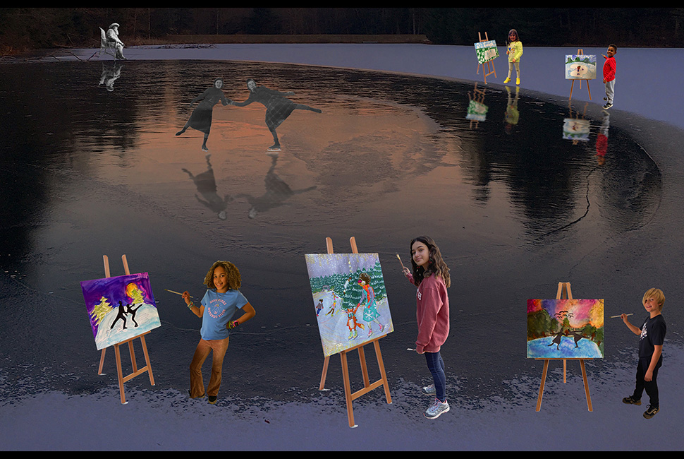 Creating a Wondrous Winter Scene for the Wheeler Holiday Card - The ...