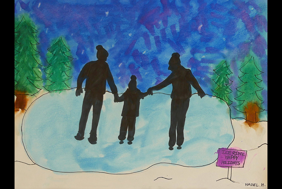 Creating a Wondrous Winter Scene for the Wheeler Holiday Card - The ...